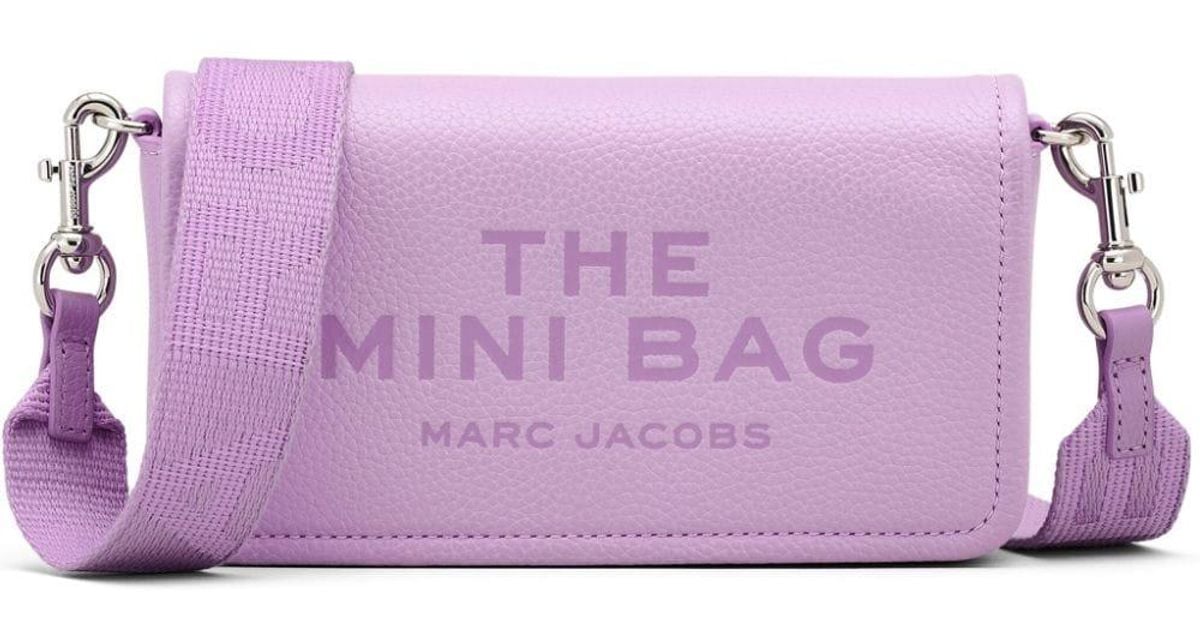 Marc Jacobs The Mini Leather Tote Bag in Purple | Lyst