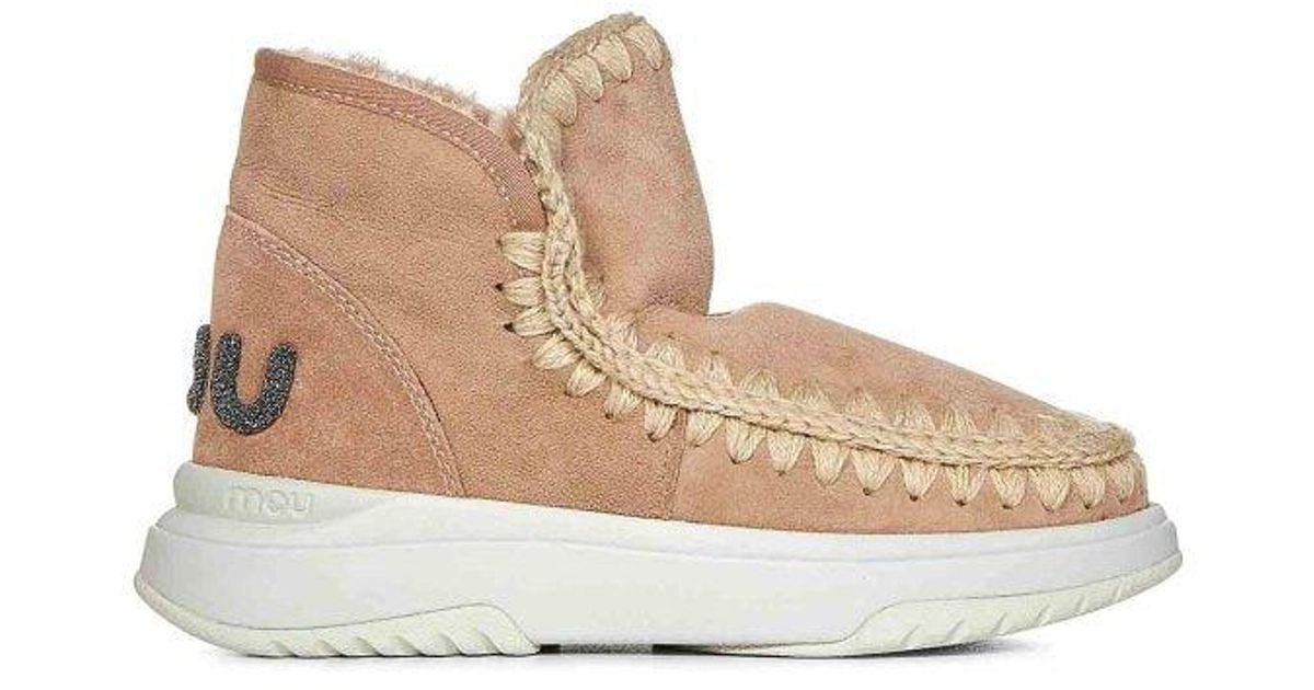 Mou Boots in Natural | Lyst