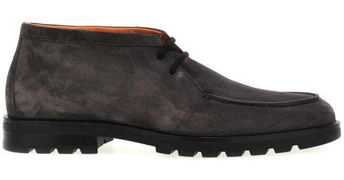 Santoni Boots in Brown for Men | Lyst