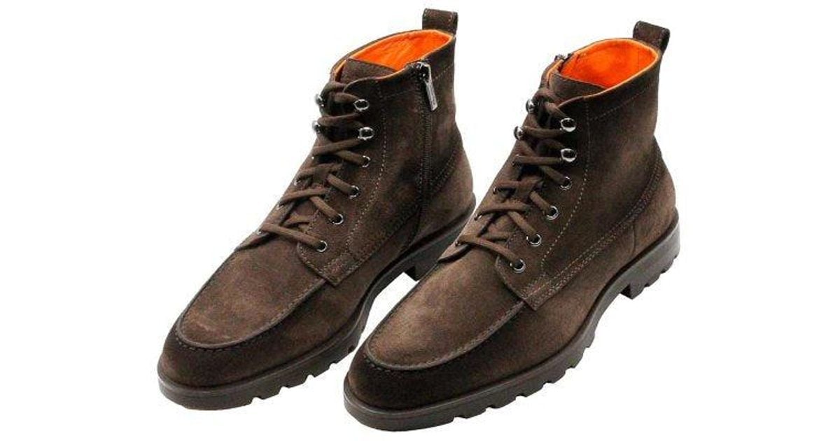 Santoni Boots in Brown for Men | Lyst