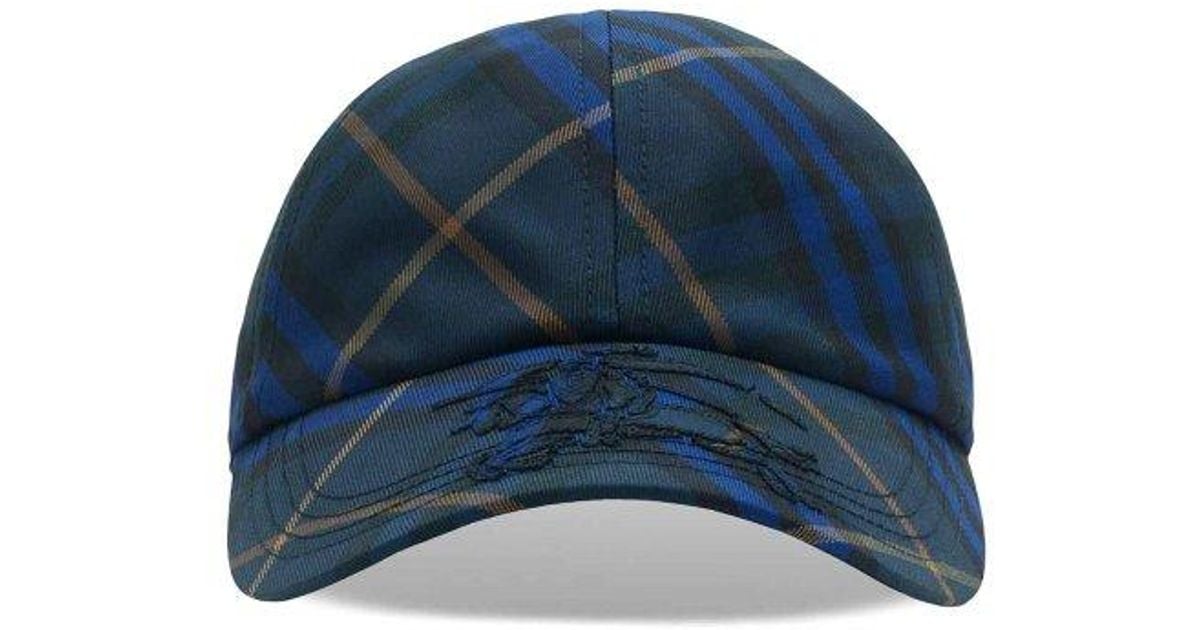 Burberry Hats in Blue for Men | Lyst