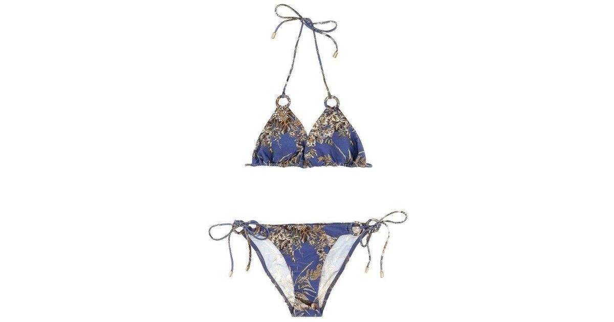 Zimmermann Bikinis in Blue | Lyst