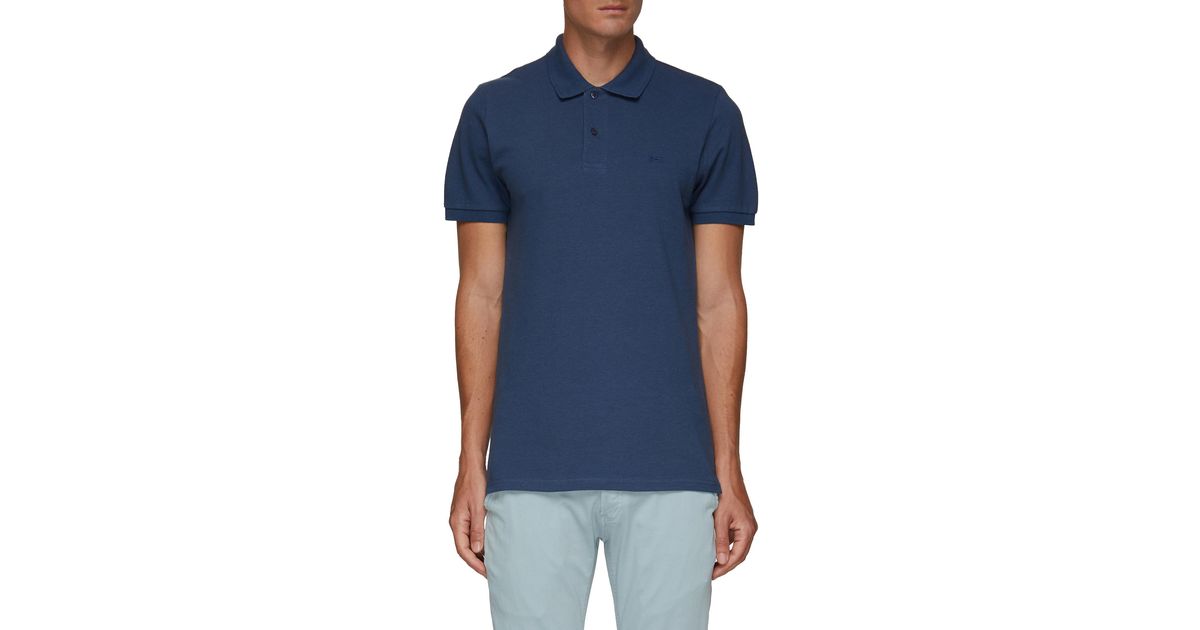 Denham Cotton Linen Blend Polo Shirt Men Clothing Polos Short Sleeves ...