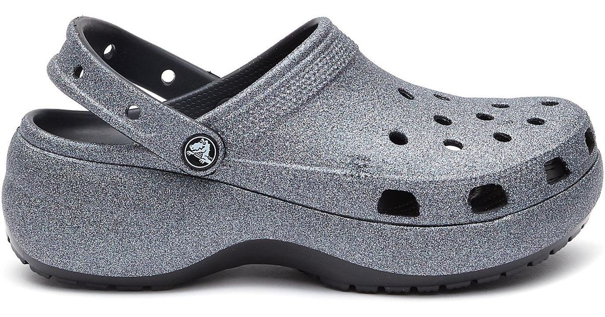 Crocs™ 'glitter Ii' Classic Platform Slingback Clogs | Lyst