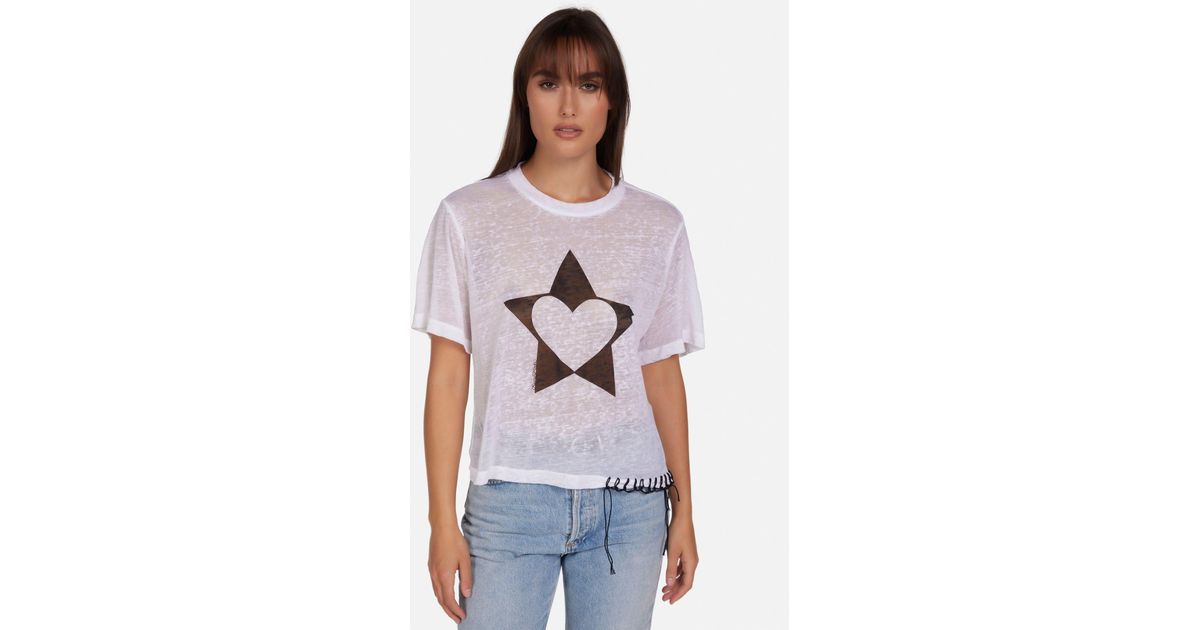 Lauren Moshi Linnea Love Star in White | Lyst