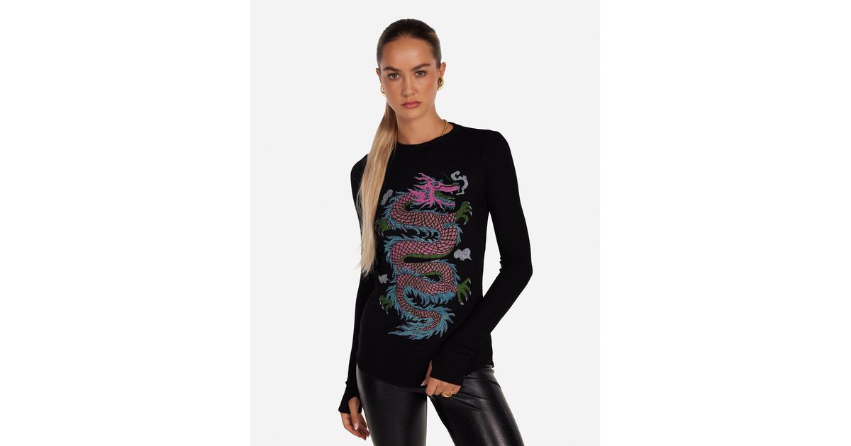 Lauren Moshi Mckinley Vintage Pink Dragon W/ Studs in Blue | Lyst