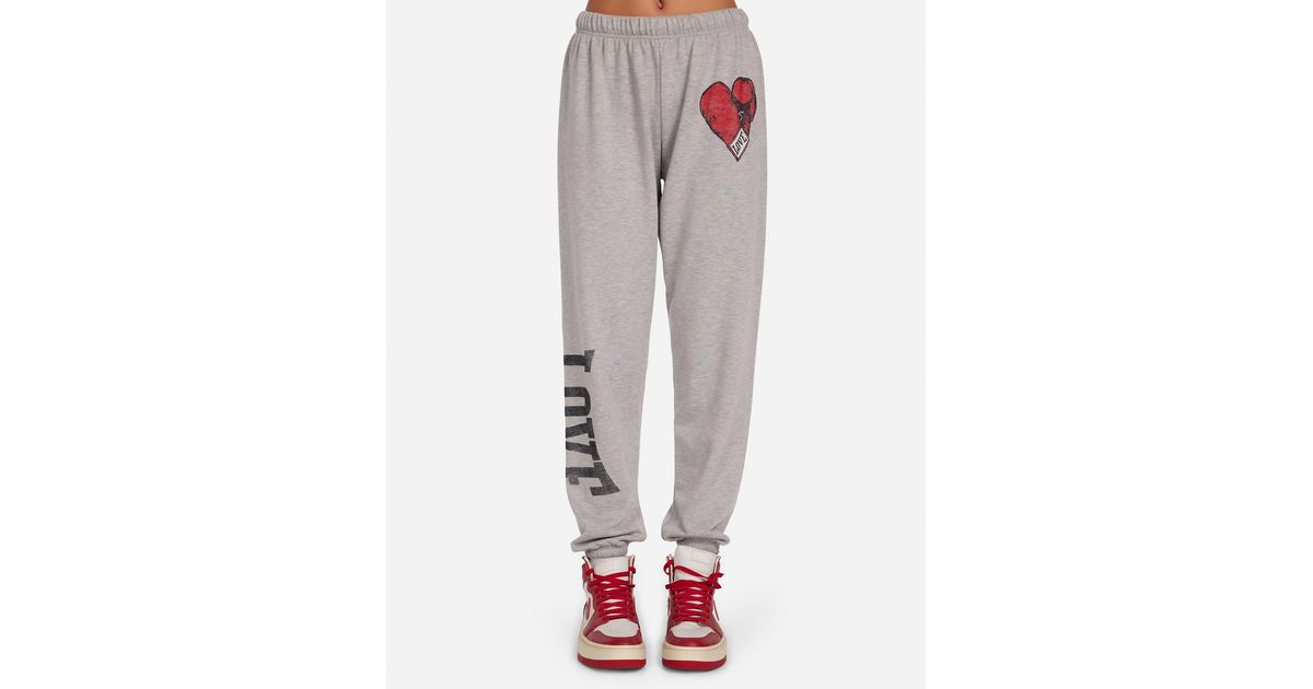 Lauren Moshi Tanzy Vintage Boxing Love in Gray | Lyst