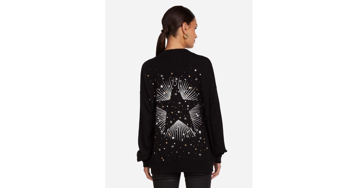 Lauren Moshi Jamila Stud Starburst in Black | Lyst