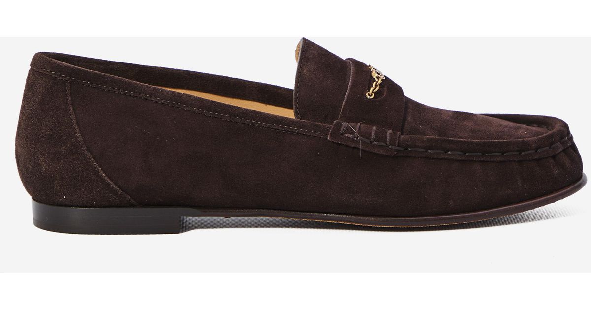 Chloé Chlo Loafers in White | Lyst Canada