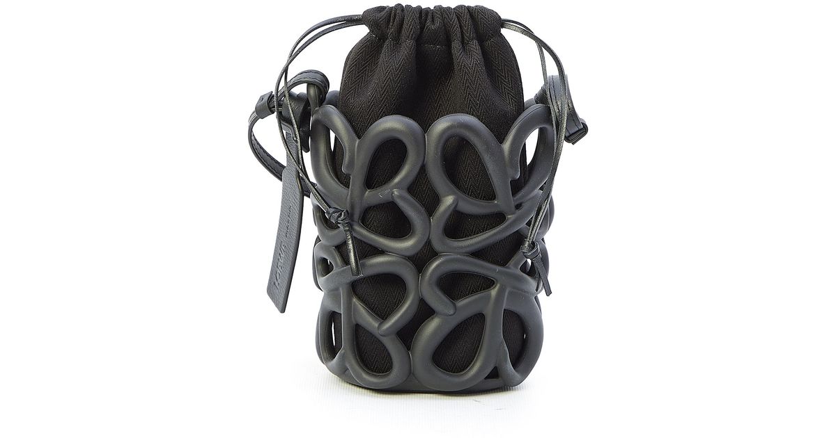 Loewe Anagram Inflated Bag in Black | Lyst