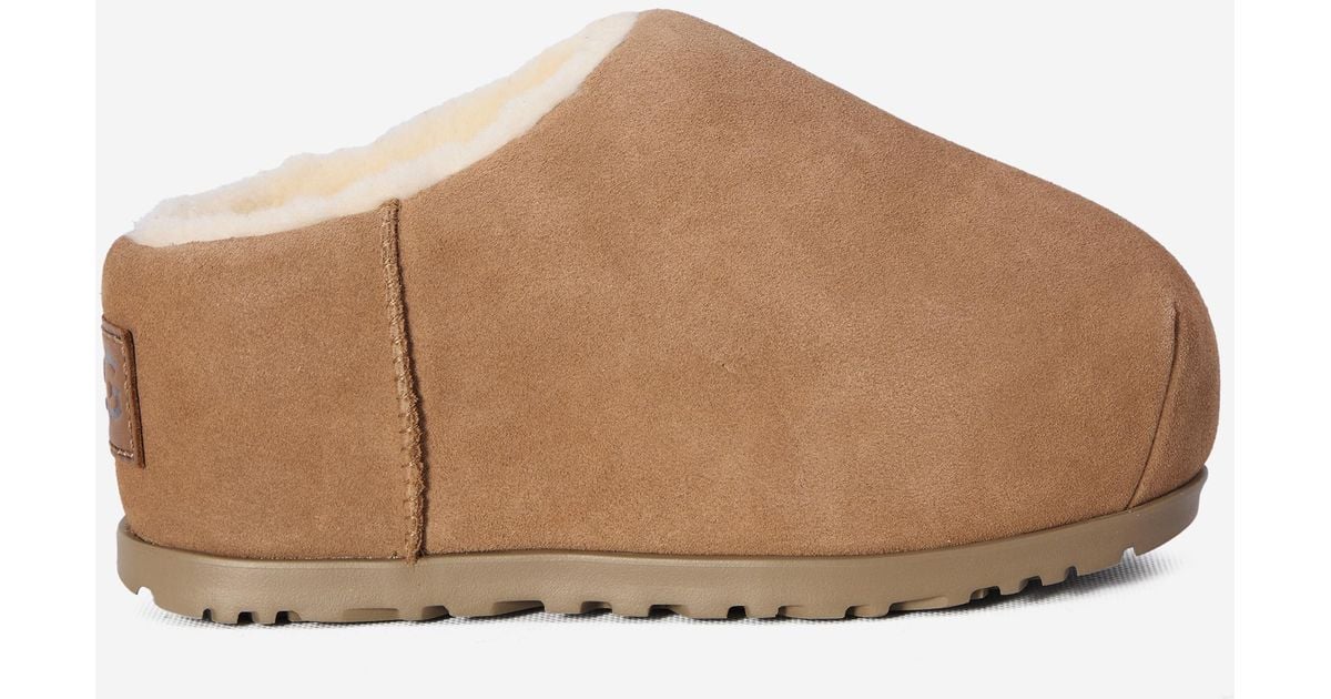 UGG Pumped Slide in Brown | Lyst