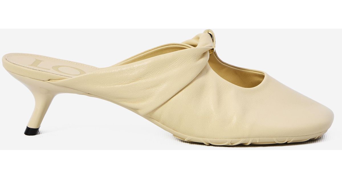 Mule Pebble di Loewe in Neutro | Lyst