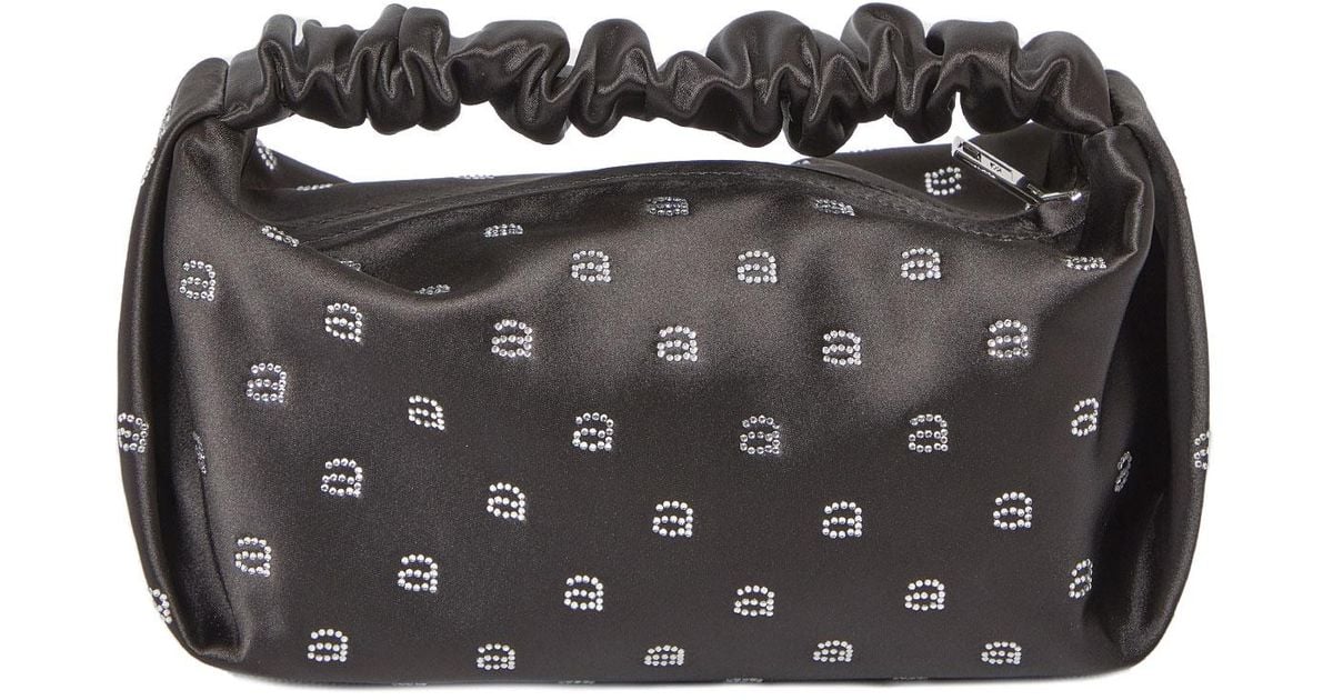 Alexander Wang Scrunchie Mini Bag In in Black | Lyst