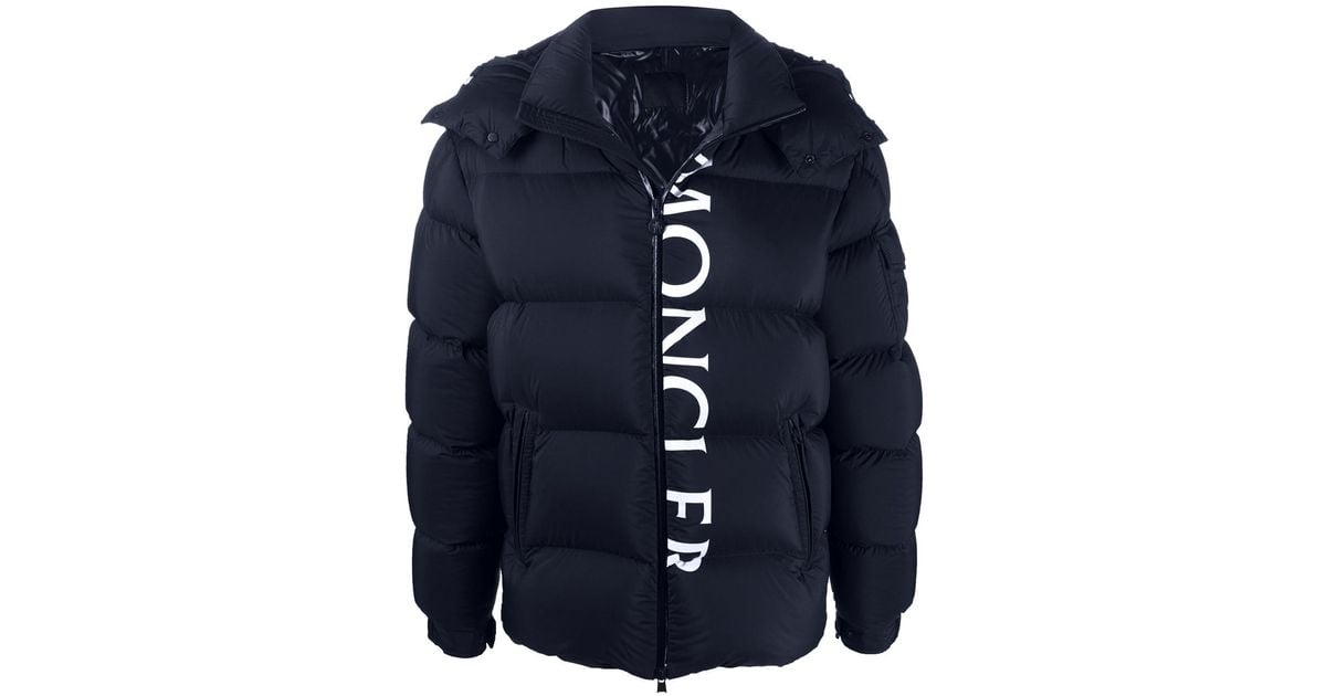 Moncler Navy Maures Down Jacket in Blue for Men | Lyst