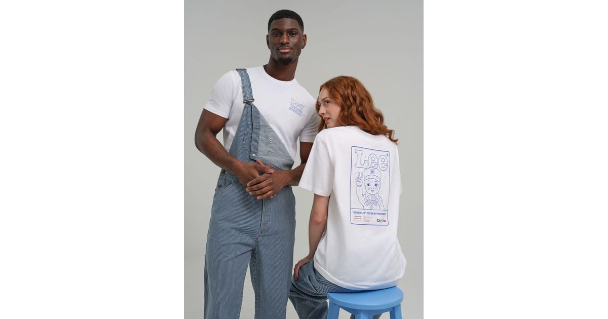 Lee Jeans X Crayola Limited Edition Color By Numbers Graphic T-shirt in ...