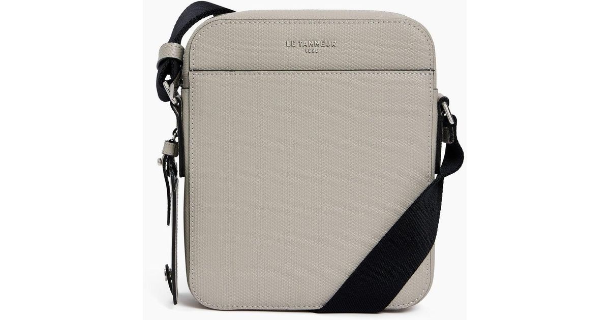 Le Tanneur Emile Small Zipped Satchel in Gray for Men | Lyst