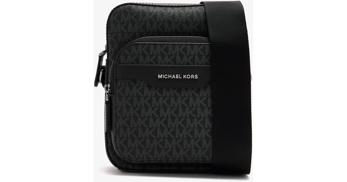 Michael Kors Hudson Mini Flight Bag in Black for Men | Lyst