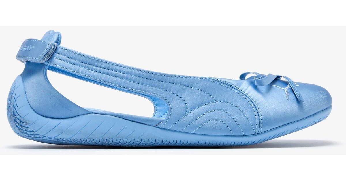 Balenciaga X Puma Speedcat Ballerinas in Blue | Lyst