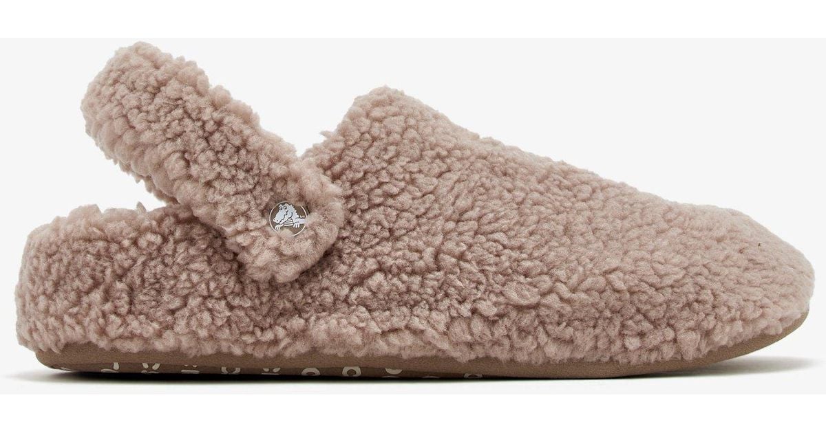 Crocs™ Classic Cozy Slippers in Brown | Lyst