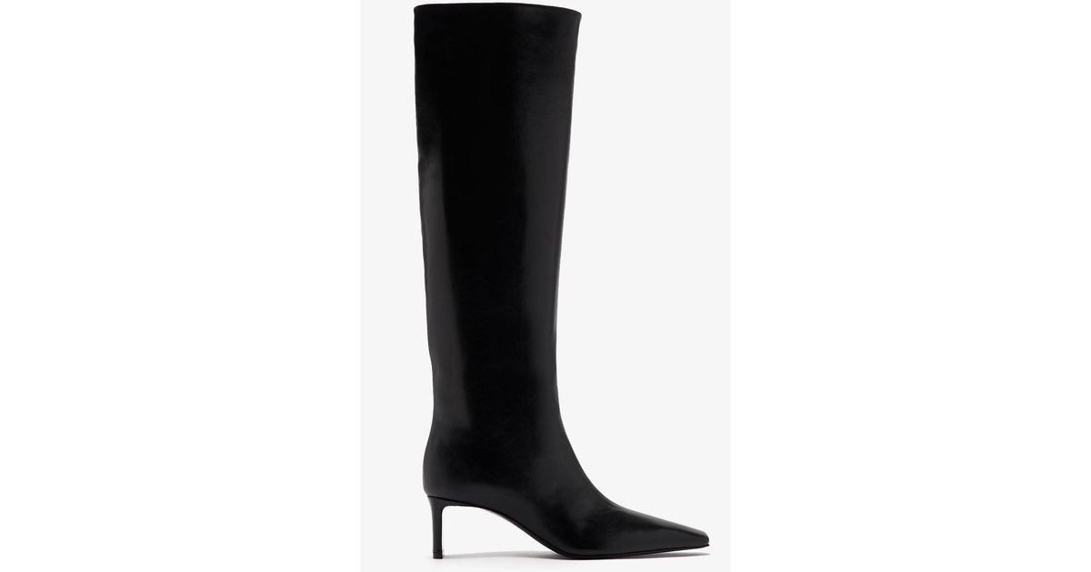 KHAITE Ona Knee-High Boots in Black | Lyst