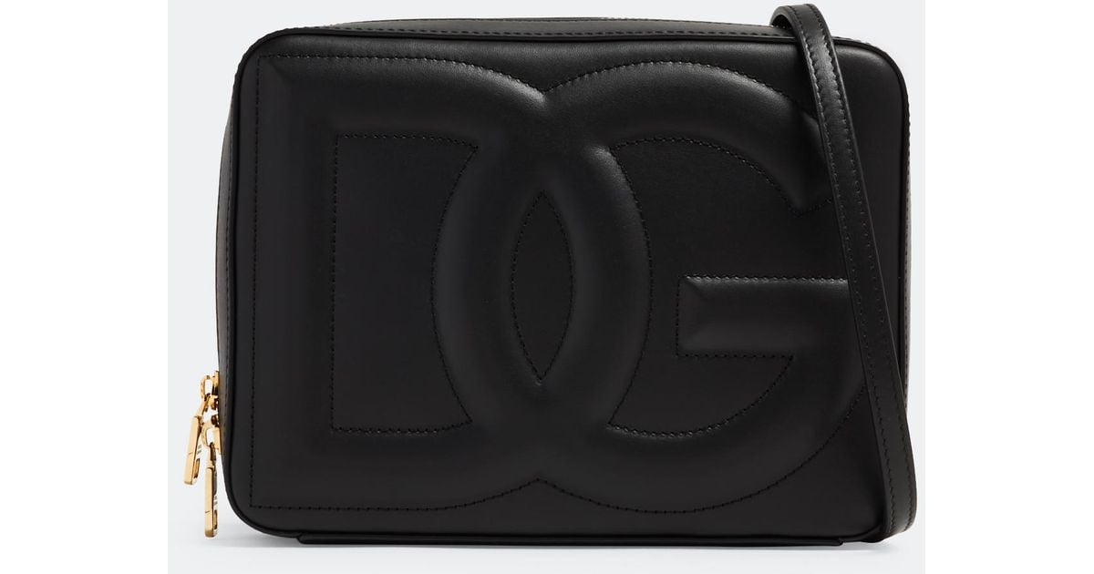 Dolce & Gabbana Medium Dg Logo Camera Bag in Black | Lyst