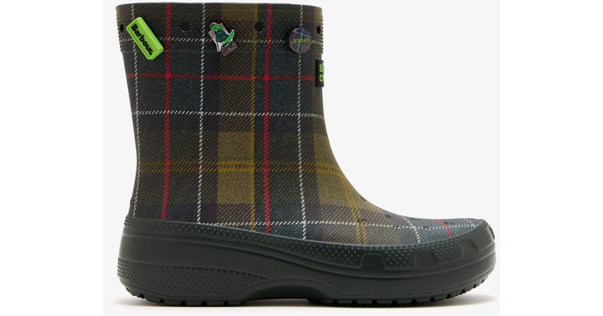 Crocs™ X Barbour Classic Boots in Black | Lyst