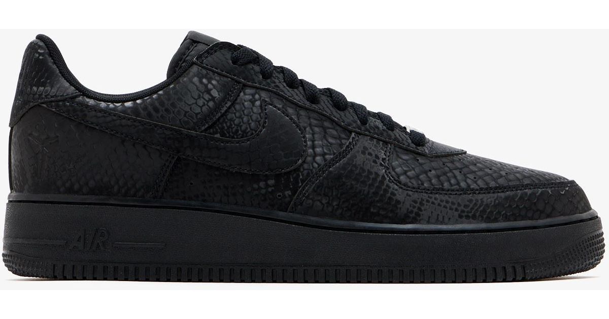 Nike Kobe Air Force 1 Low Sneakers in Black | Lyst