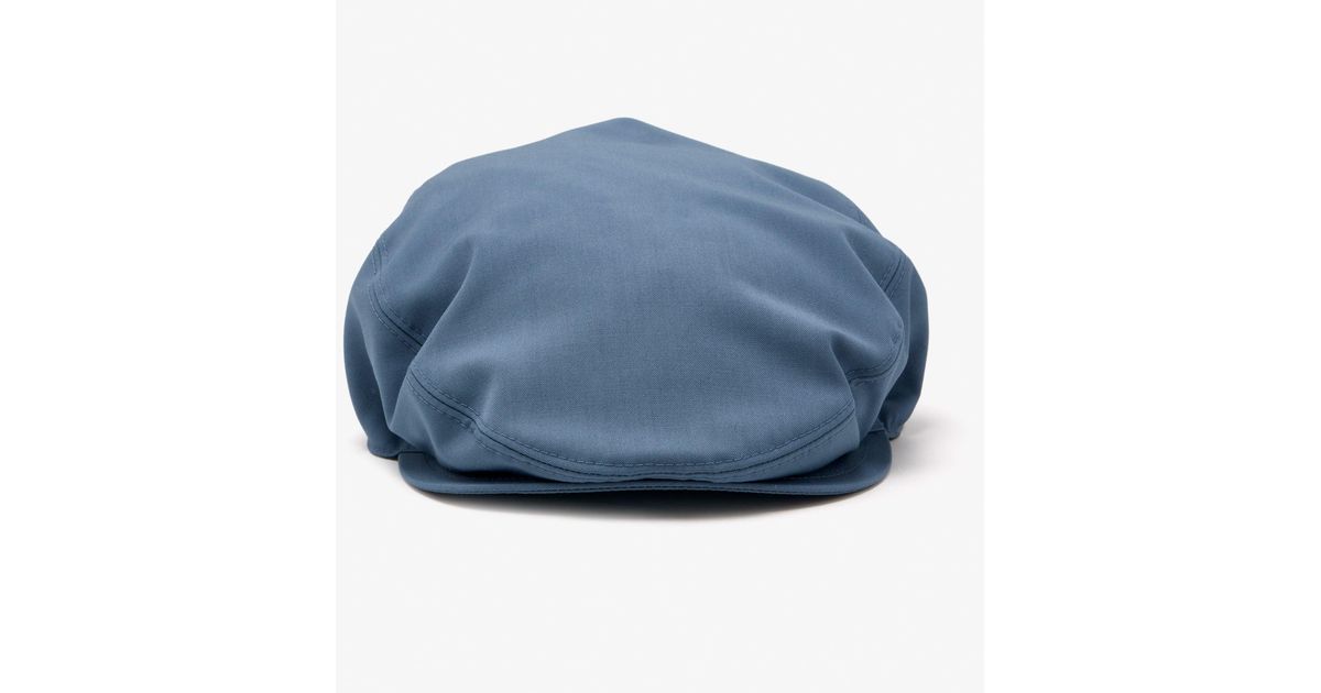 Dolce & Gabbana Dg Gabardine Flat Cap in Blue for Men | Lyst