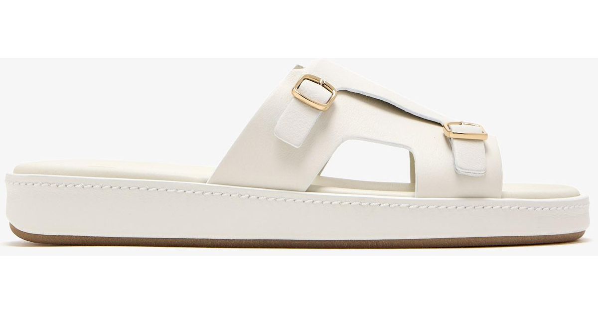 Santoni Pacifico Sandals in White for Men | Lyst
