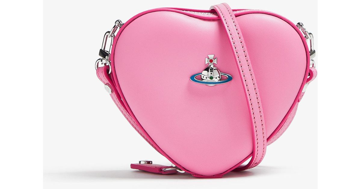 Vivienne Westwood Mini Louise Heart Crossbody Bag in Pink | Lyst