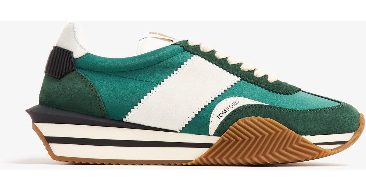 Tom Ford James Sneakers in Green for Men | Lyst