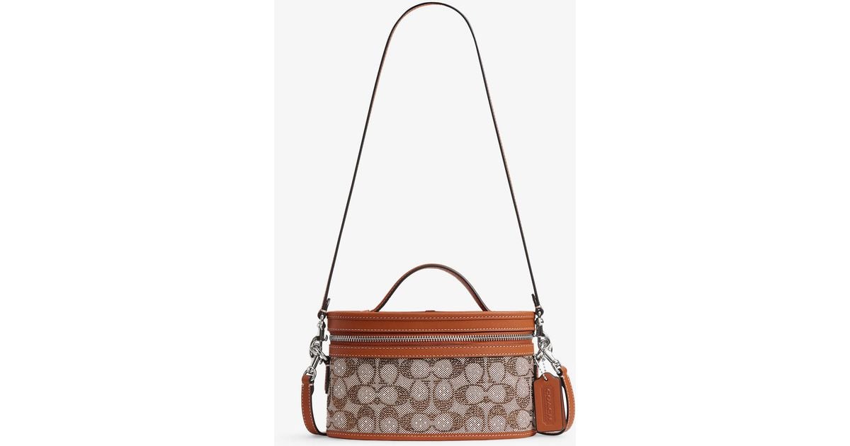COACH Trail Crossbody Bag in White | Lyst