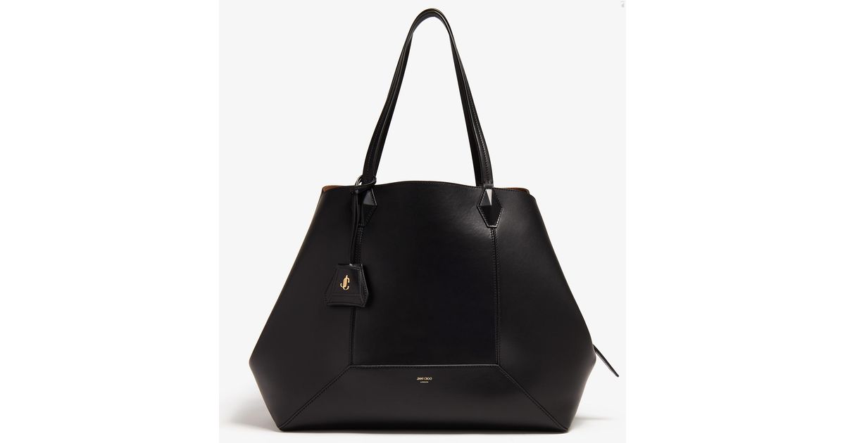 Jimmy Choo Diamond Large Tote Bag in Black | Lyst