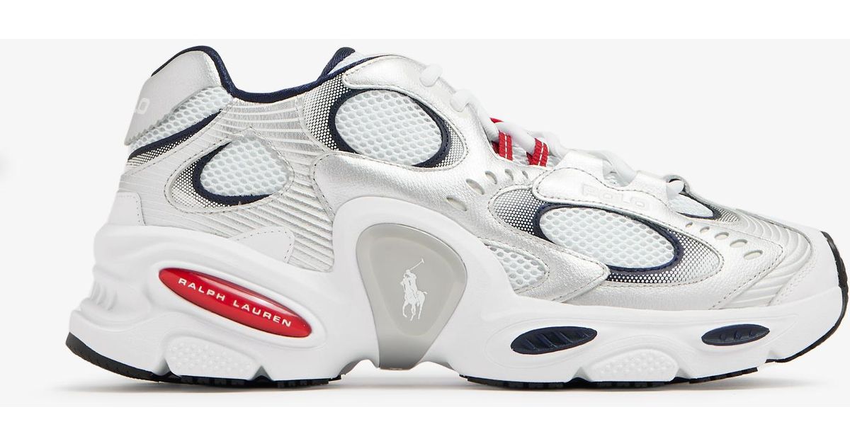 Polo Ralph Lauren Modern Trainer 100 Sneakers in White for Men | Lyst