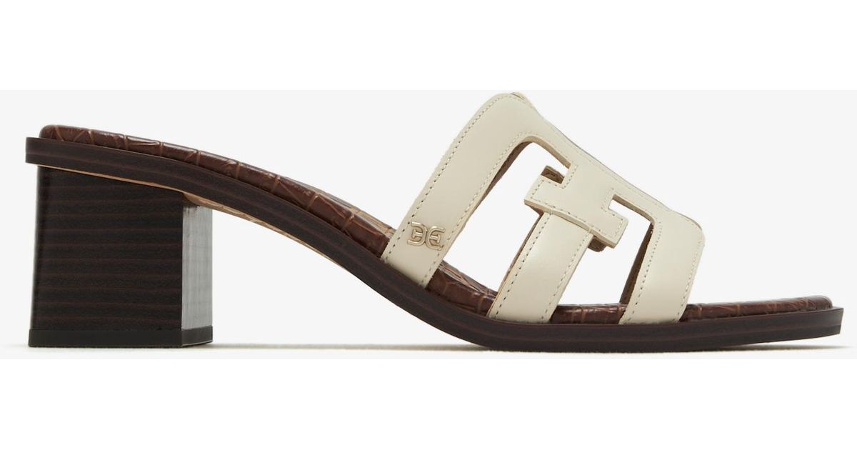 Sam Edelman Tasha Sandals in White | Lyst