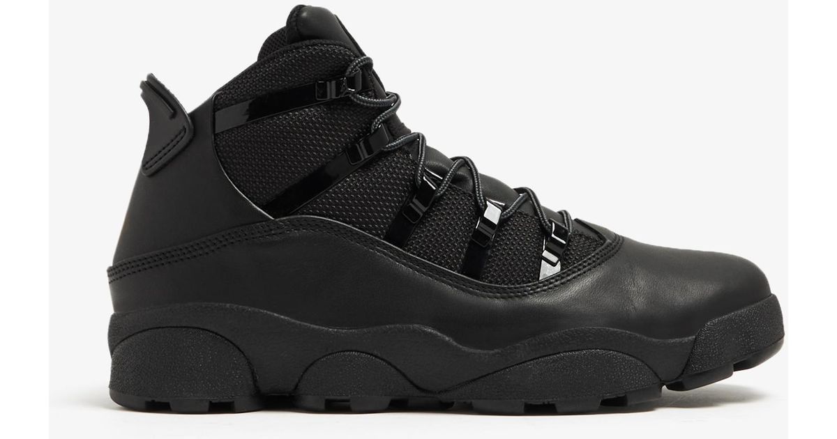Nike Jordan Winterized 6 Rings Sneakers in Black for Men | Lyst