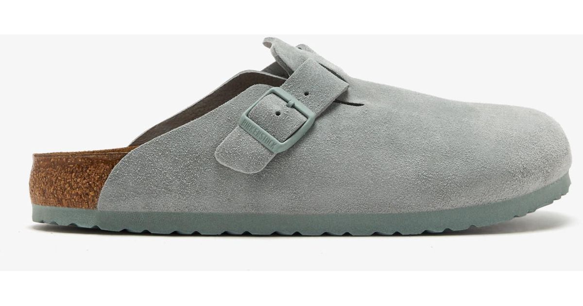 Birkenstock Boston Regular-Width Clogs in Gray for Men | Lyst