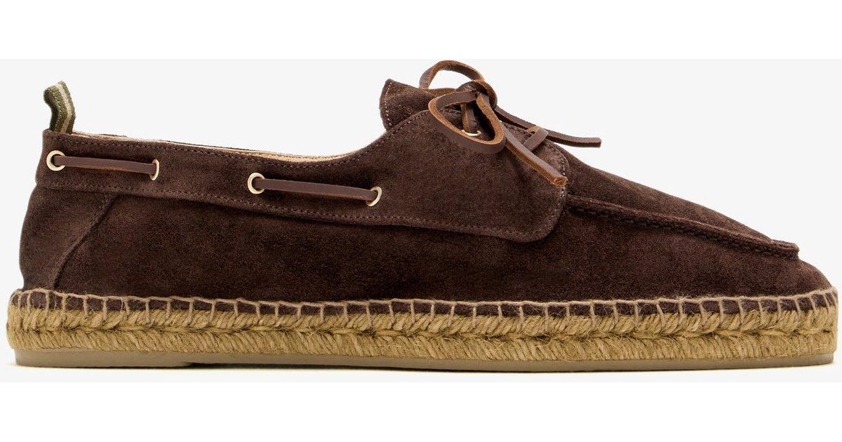 Castañer Nemo Boat Shoes in Brown for Men | Lyst