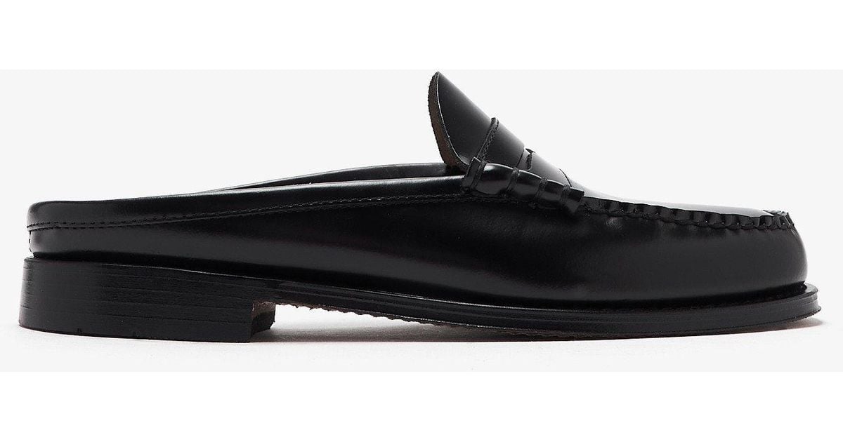 G.H. Bass & Co. Weejuns Larson Penny Loafer Slides in White for Men | Lyst