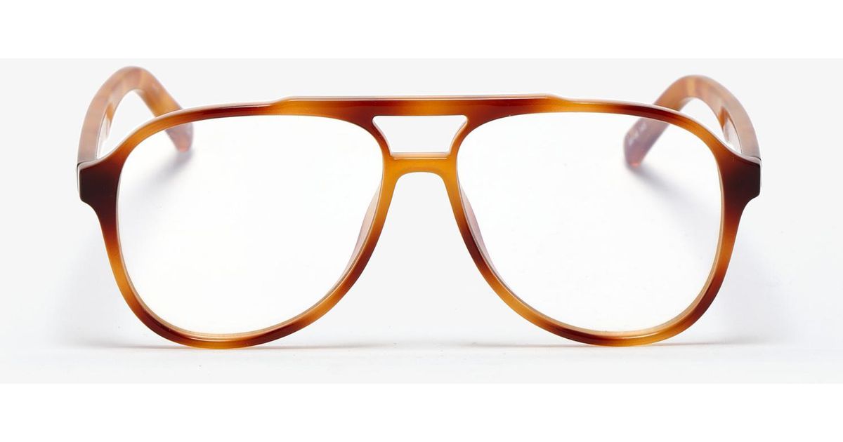 Le Specs Tragic Magic Light Glasses in Brown | Lyst