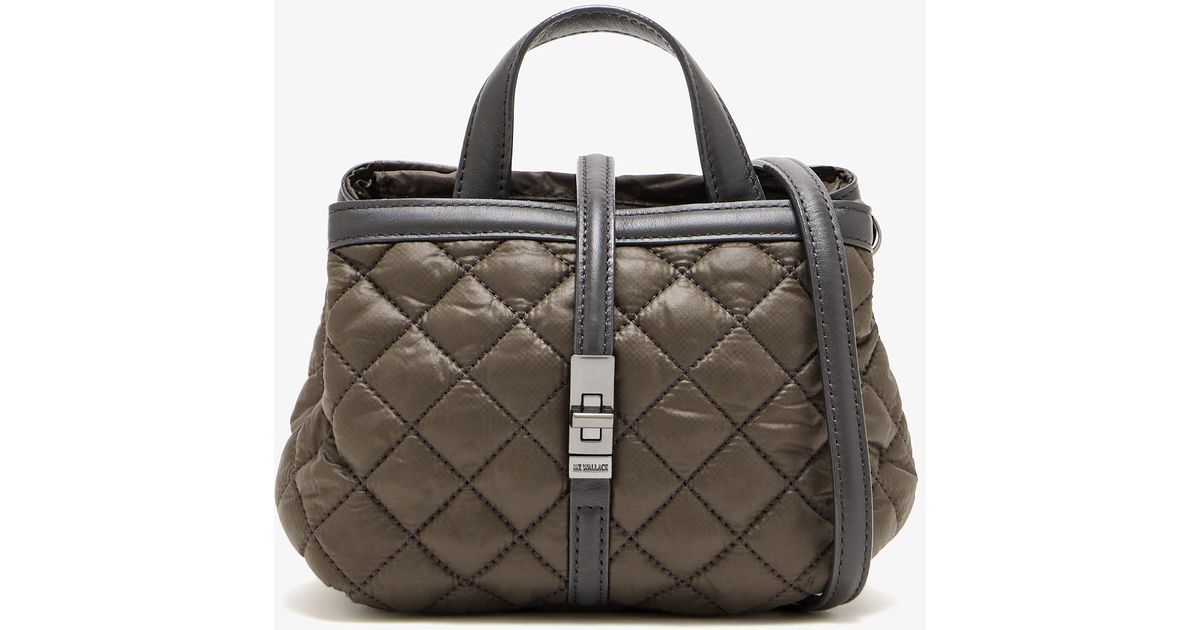 MZ Wallace Mini Astor Top Handle Bag in Green | Lyst