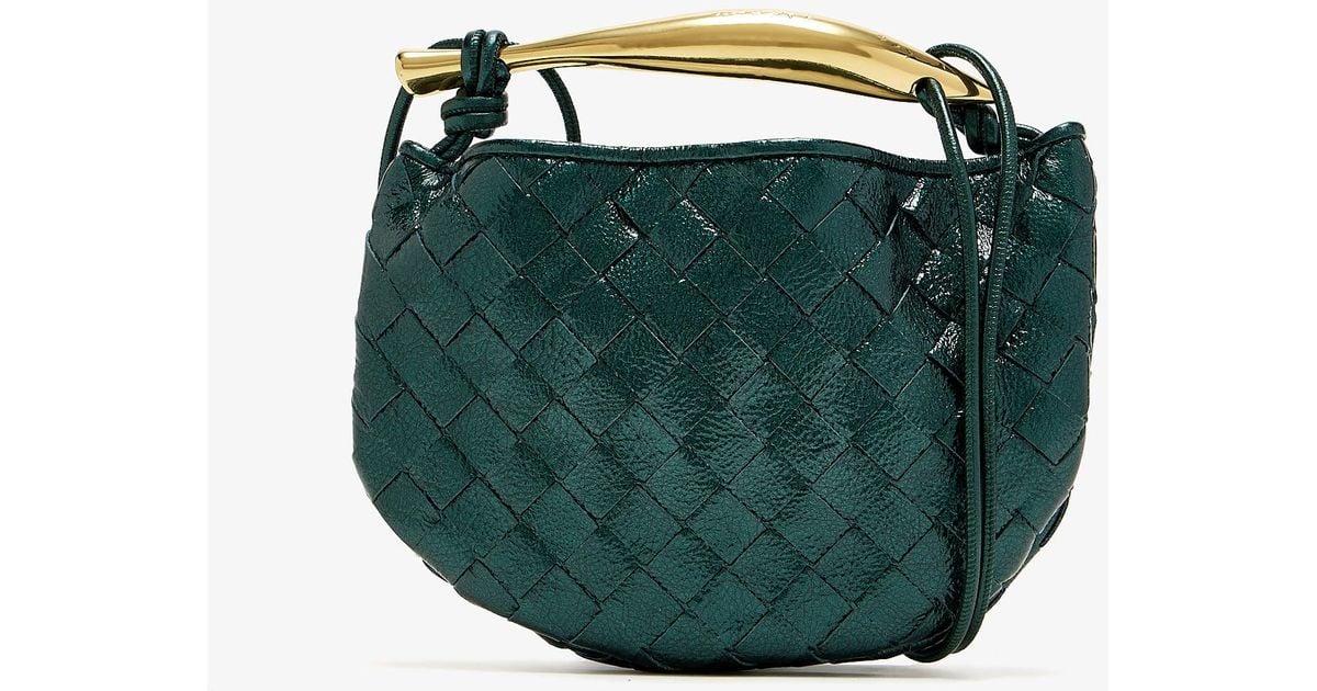 Bottega Veneta Baby Sardine Bag in Green | Lyst