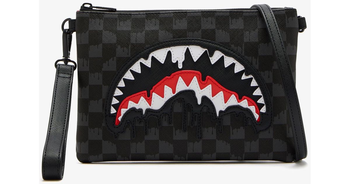Sprayground Dripping Sharks in Black for Men | Lyst
