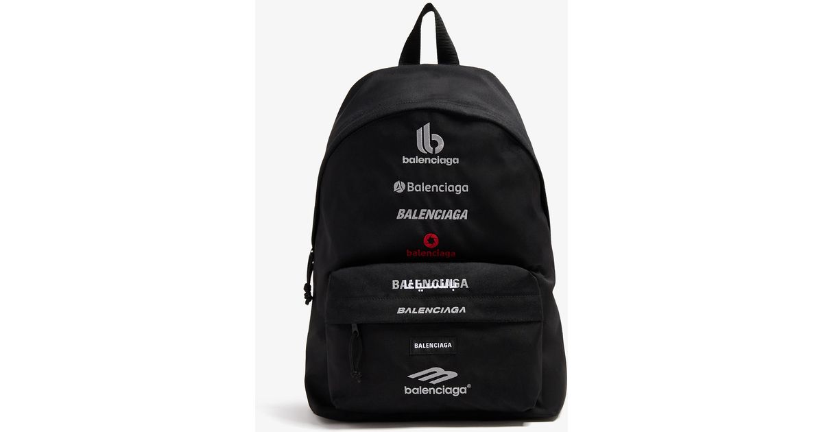 Balenciaga Explorer Backpack in Black for Men | Lyst