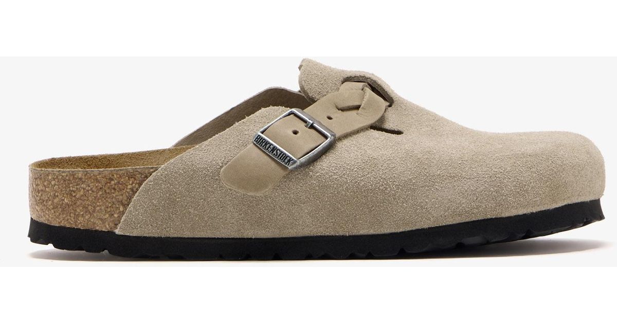 Birkenstock Boston Braided Narrow-Width Clogs in White | Lyst