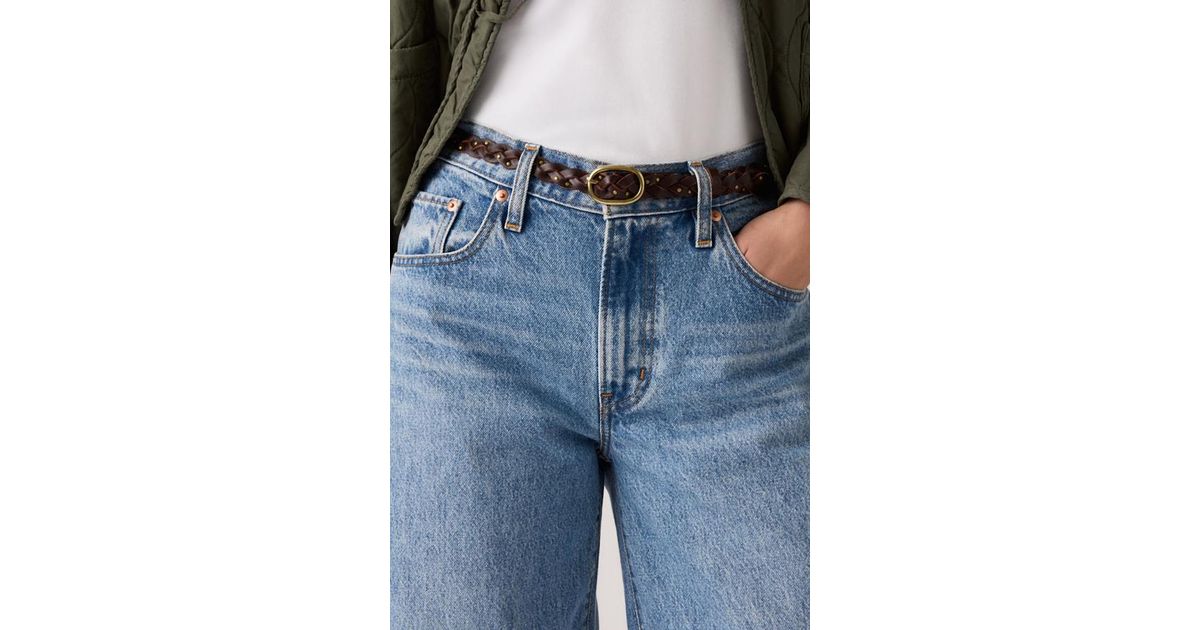 Levi's Taylor Braid Belt in Blue | Lyst UK