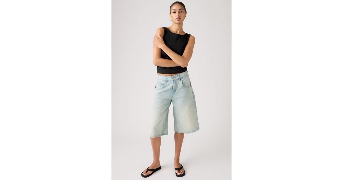 Levi's Super Baggy Jorts in Blue | Lyst UK