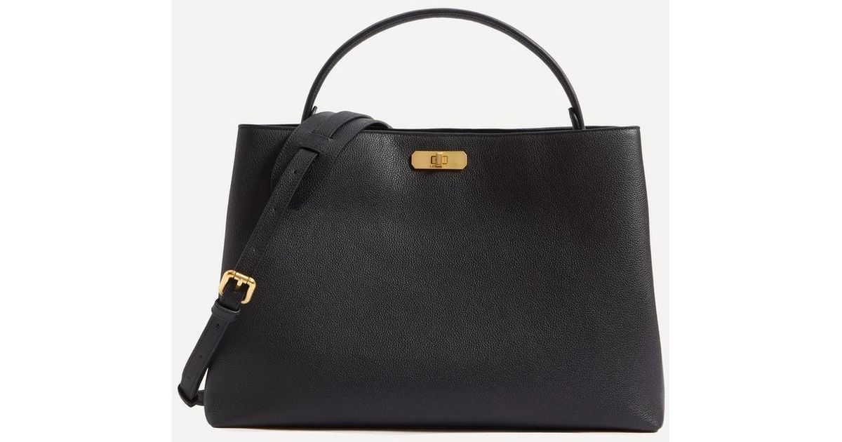 Liberty Burlington Top Handle Bag in Black | Lyst