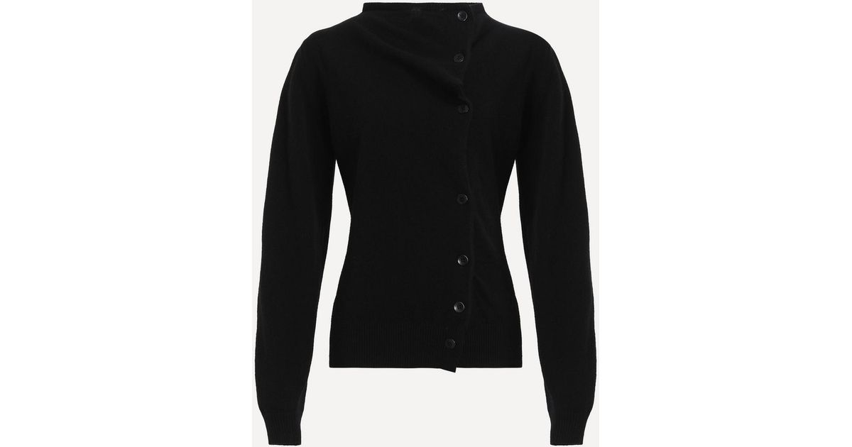 Paloma Wool Donalti Asymmetric Cardigan in Black | Lyst