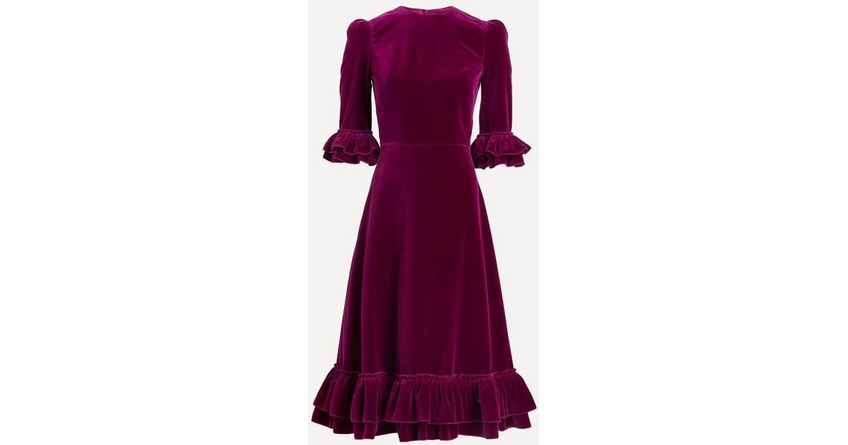 The Vampire's Wife The Falconetti Dress in Purple | Lyst